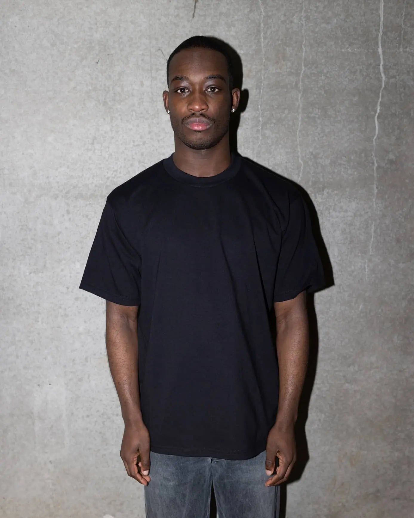 PRO CLUB Heavyweight Cotton T-shirt Black | FIVE POCKET