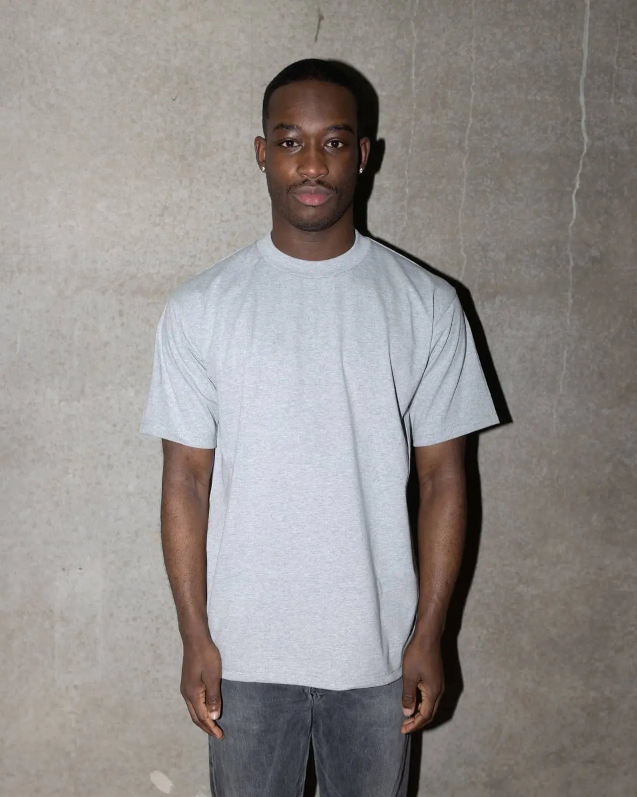 PRO CLUB Heavyweight Cotton T-shirt Grey | FIVE POCKET